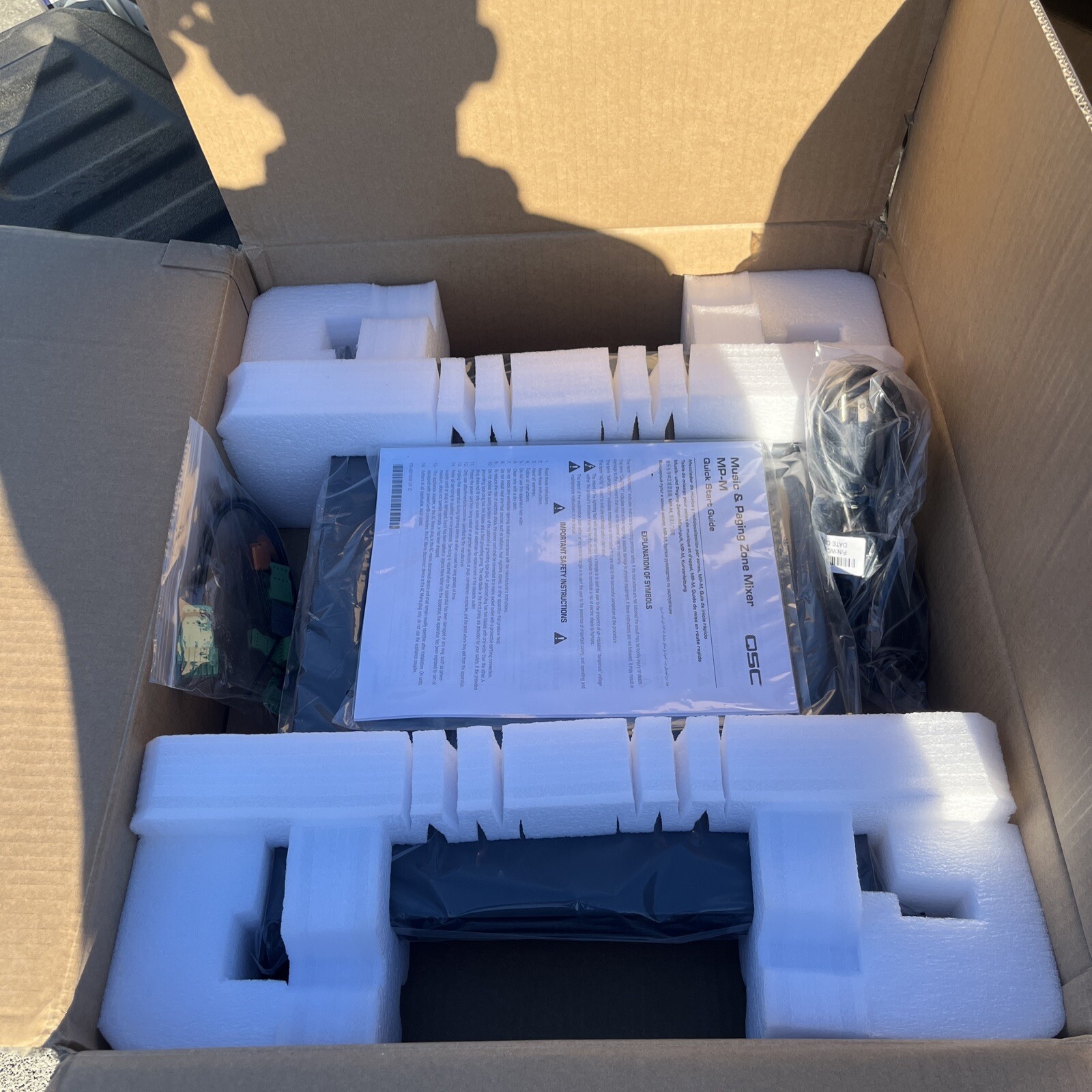 QSC MP-M40 Music And Paging Audio Mixer/Processor NEW | eBay