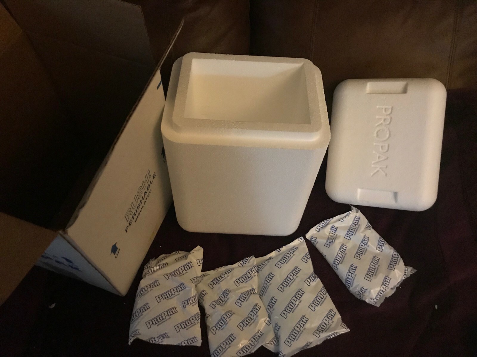 PROPAK Styrofoam Insulated Cooler Multi-sized Shipping Container For ...