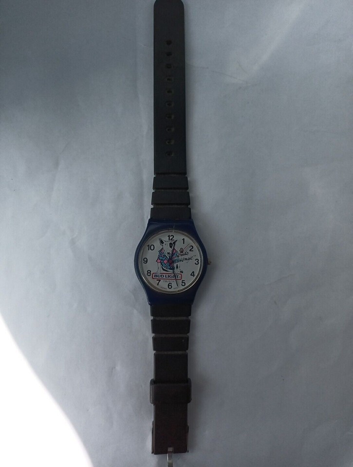 Spuds Mackenzie - Bud Light Watch - Working | eBay