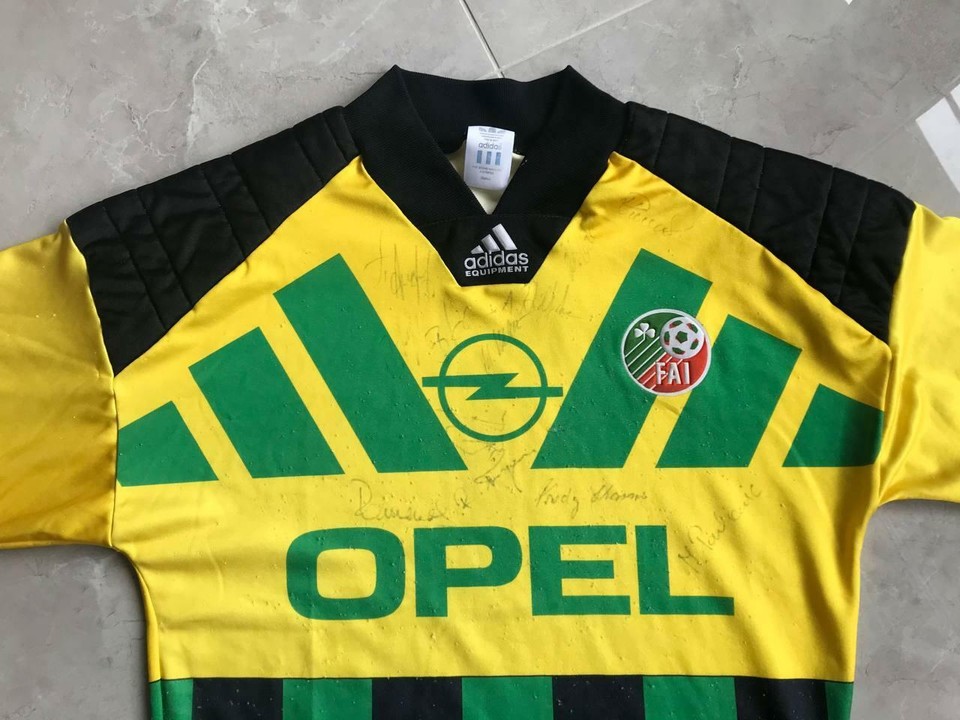 IRELAND 1992 1994 GOALKEEPER FOOTBALL SHIRT JERSEY ADIDAS VINTAGE LONG ...