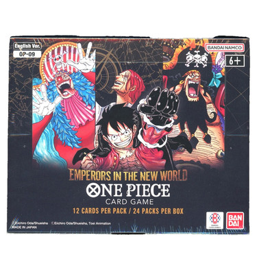 ONE PIECE EMPERORS IN THE NEW WORLD ENGLISH BOOSTER BOX OP-09 Mint New ...