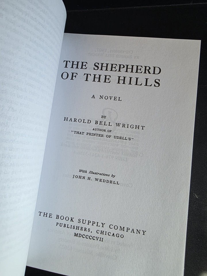 The Shepherd of the Hills, Centennial Edition Harold Bell Wright | eBay