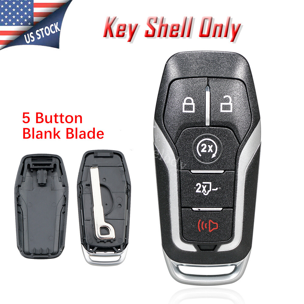 5B Remote Key Fob Shell Case Cover For 2015-2017 Ford F-150 Explorer ...