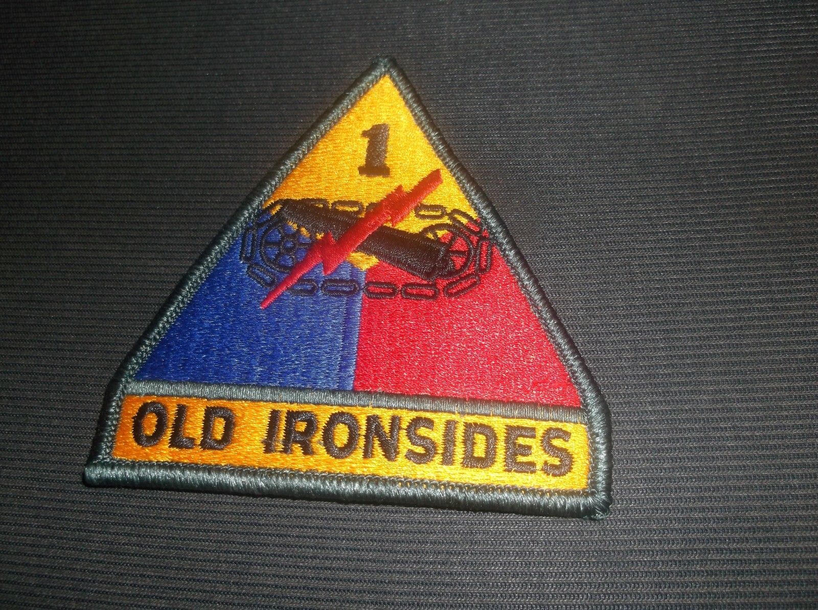 NEW US ARMY 1ST ARMORED DIVISION OLD IRONSIDES PATCH VETERAN | eBay