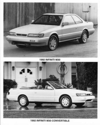 1992 Infiniti M30 and Convertible Press Photo 0002 | eBay