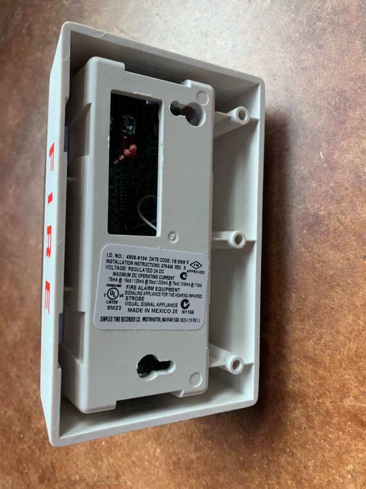 SIMPLEX 4906-9104 - V/O M-C White Ceiling Mount | eBay