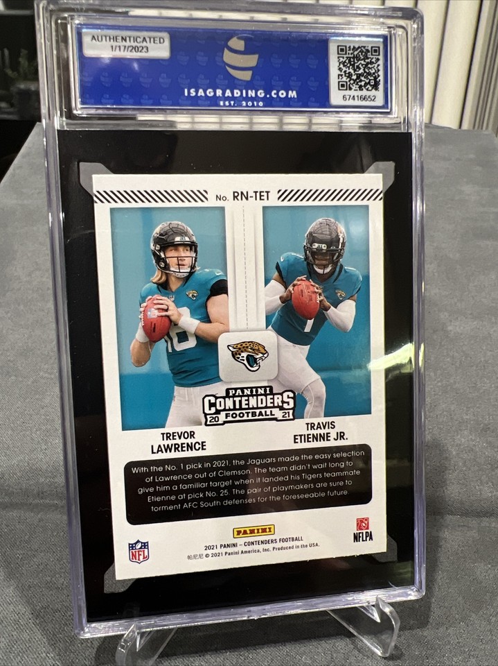 2021 Panini Contenders - Round Numbers #RN-TET Etienne, Lawrence ISA ...