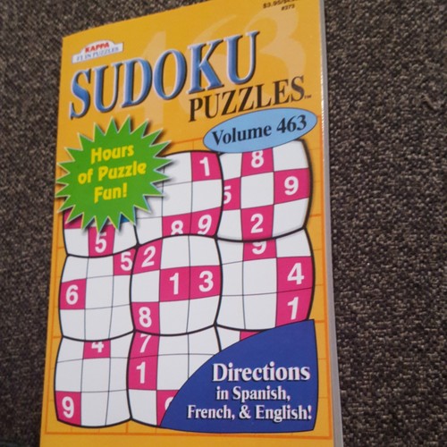 KAPPA SUDOKU PUZZLES BOOK #463 -- 99 PUZZLES - NEW! | eBay