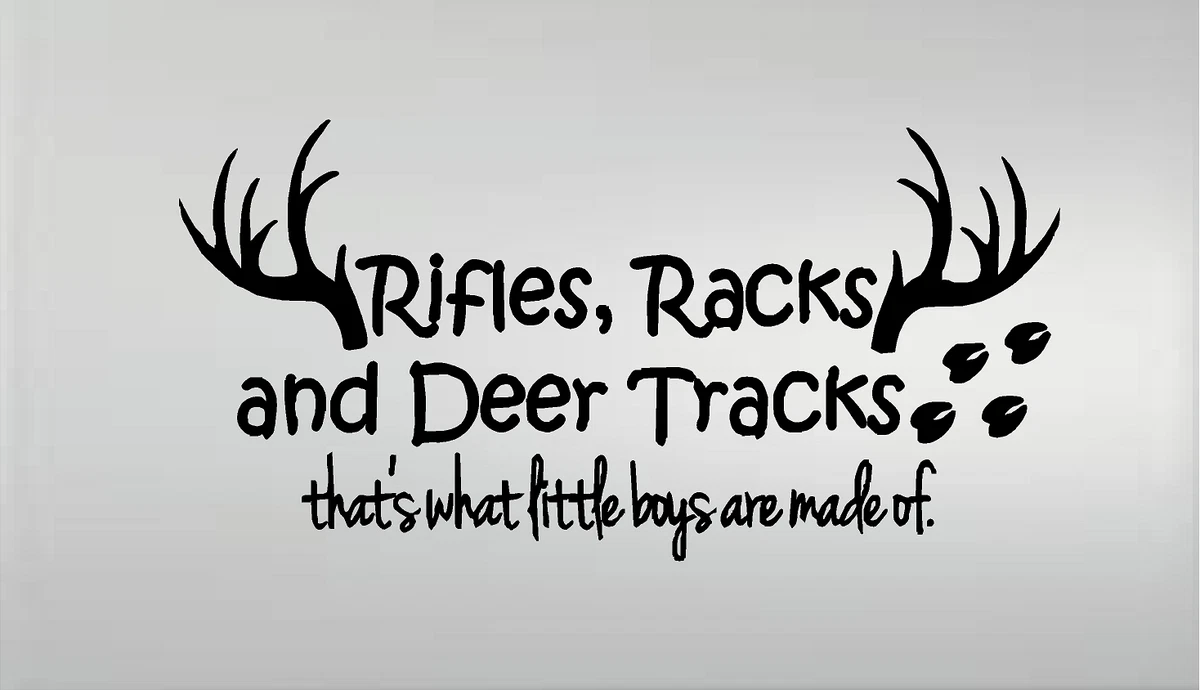 Deer Track Decals