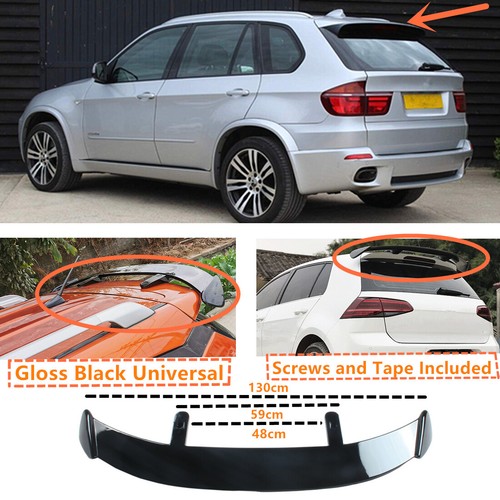 For 2007-13 BMW X5 E70 Painted Black Rear Window Roof Lip Spoiler Wing ...