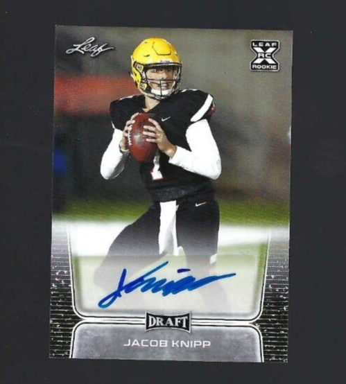 Jacob Knipp 2020 Leaf Football Autograph Rookie Card #BA-JK3 | eBay