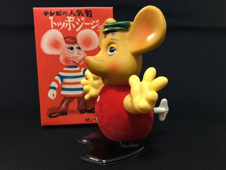 TV Character Topo Gigio Wind Up Soft Vinyl Made in Japan Showa | eBay