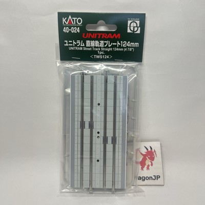 KATO N Scale Model Railway UNITRAM 40-024 Street Straight Track Plate ...