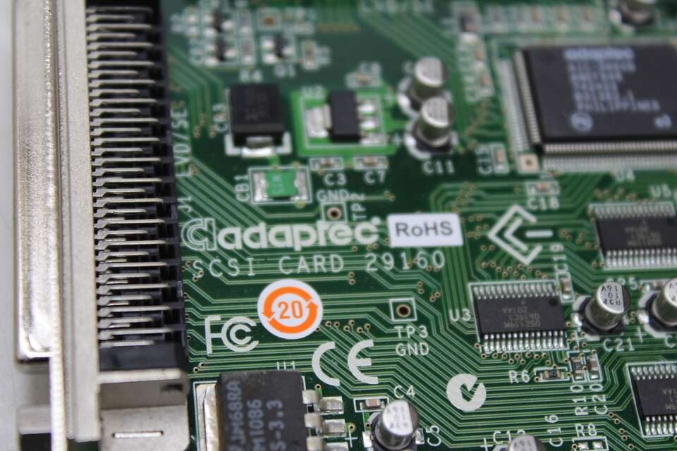 Adaptec ASC-29160 PCI-X Ultra 160 SCSI Controller Card 29160 1809606-04 ...