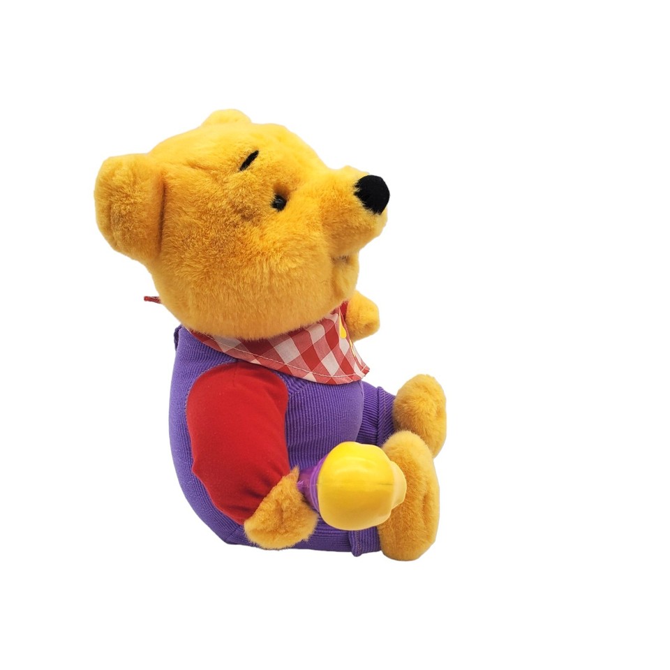 13" Winnie The Pooh Bear Eating Hunny Wiggles Ears Plush Dolls Toys ...