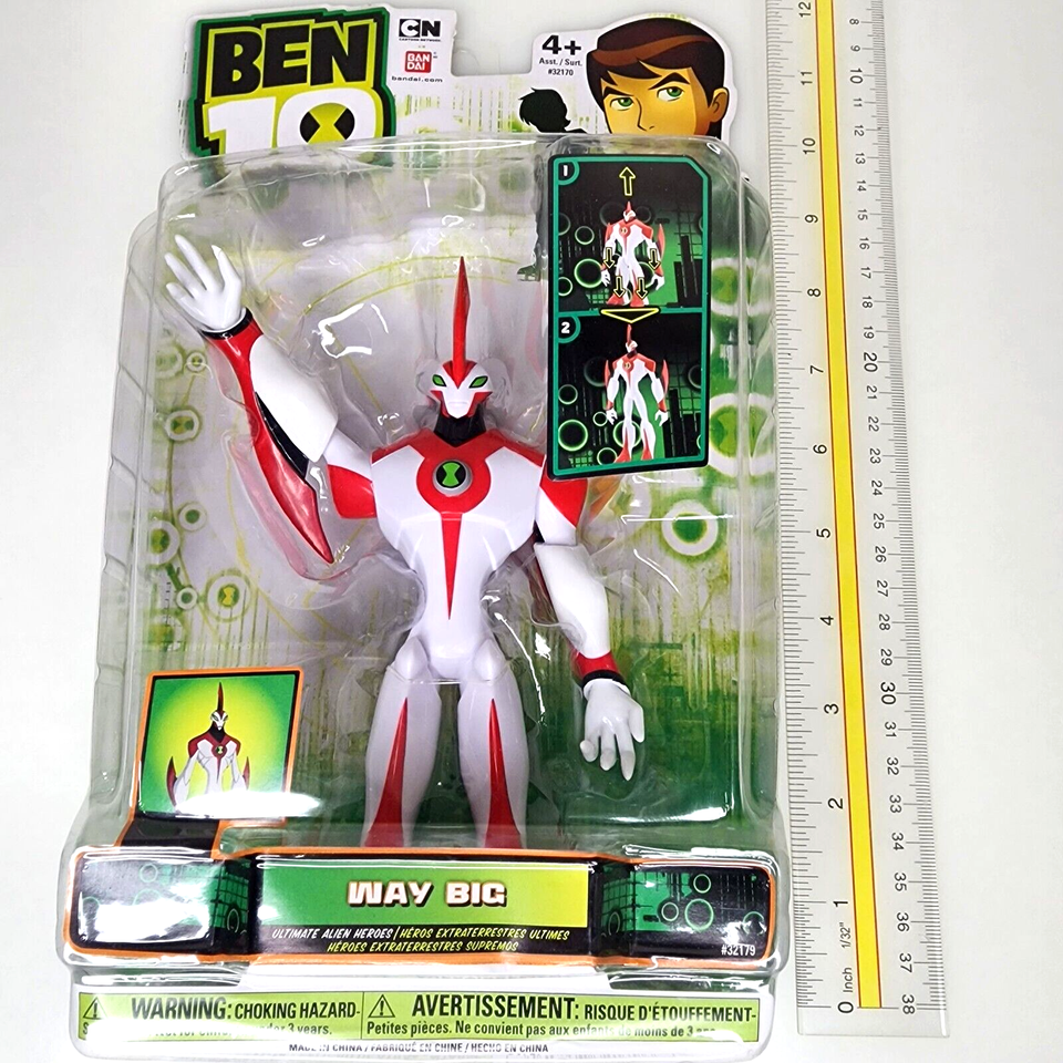 Large 6-8" Ben 10 Way Big 2011 Action Figurine VHTF Cartoon Network New ...