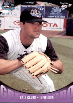 2003 Greensboro Bats Multi-Ad #8 Kris Clute Miami Florida FL Baseball ...