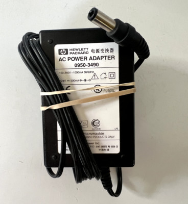 HP 0950-3490 Power Supply 24V 500mA Adapter for DeskJet Printer ScanJet ...