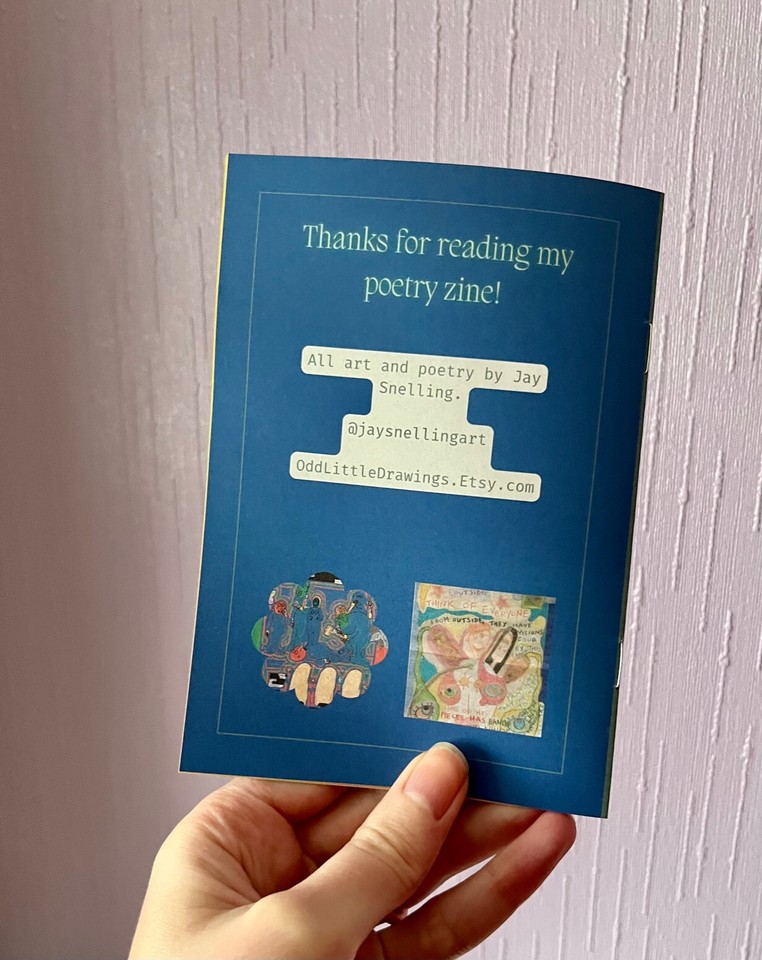 Zine A6 an art poetry book - A Poetry Zine. Outsider Art Brut. Jay ...