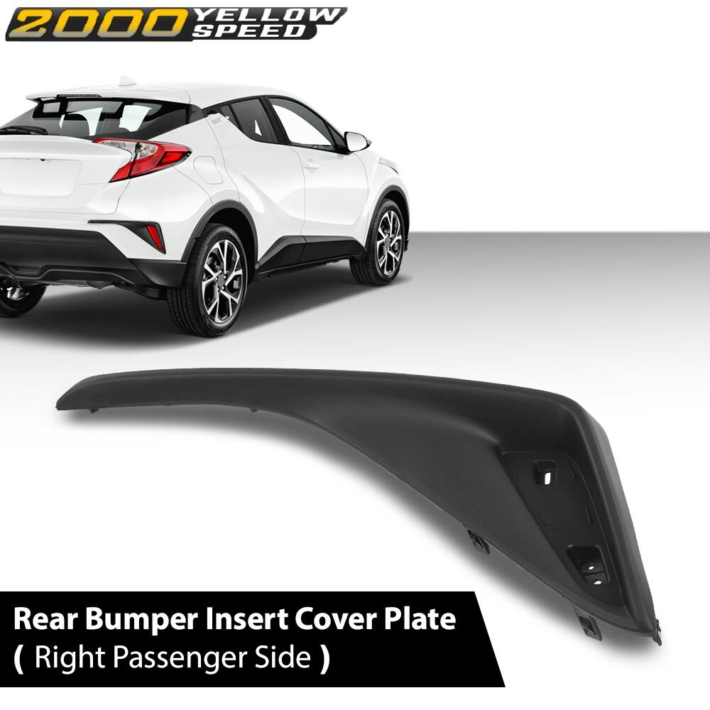 Fit For 18-19 Toyota C-HR RH Right Passenger Side Bumper Insert Cover ...