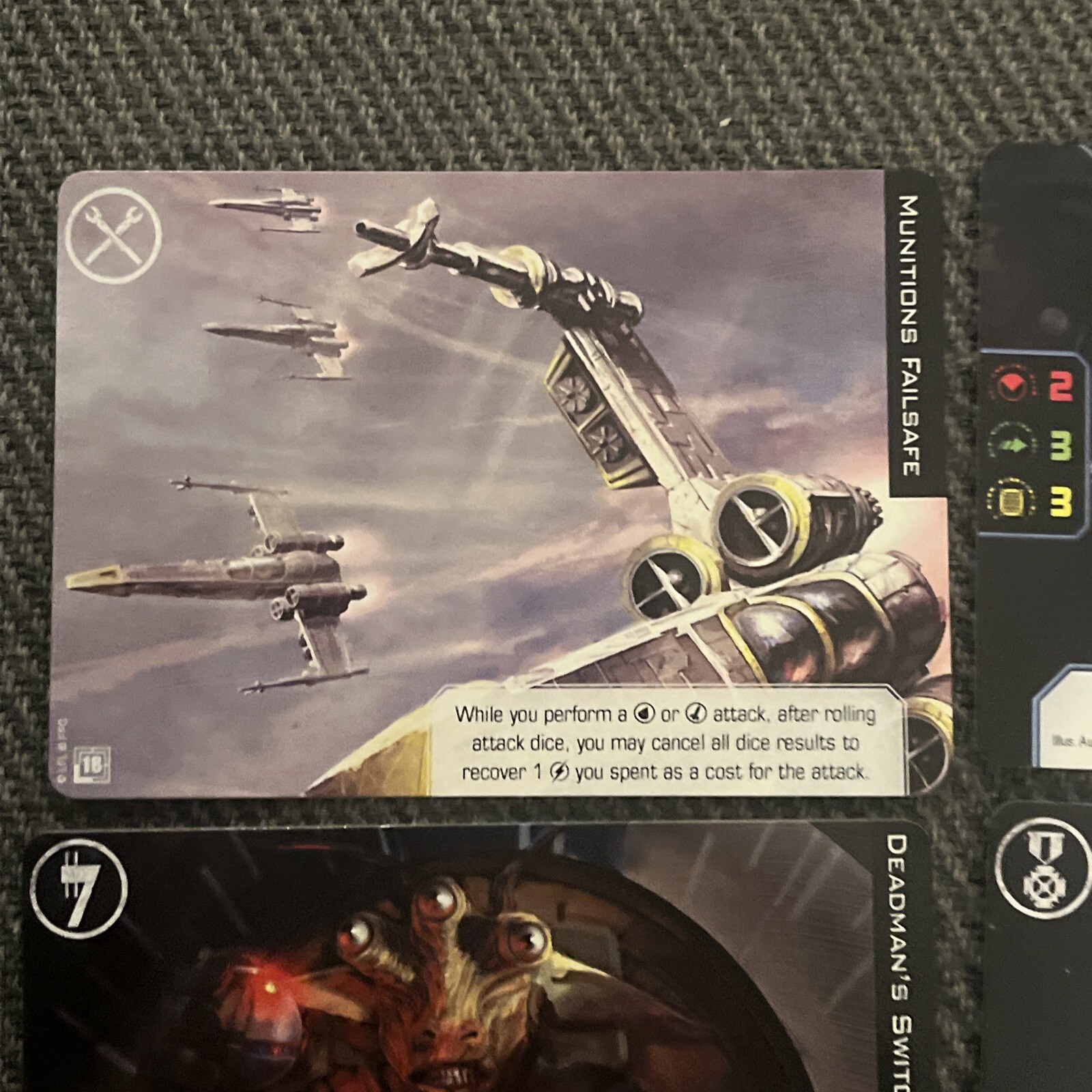 Star Wars X-Wing 2.0 - Season 4 Promos Howlrunner Munitions Crackshot 4 ...