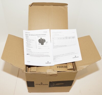 EMERSON FISHER I2P-100 ELECTRO PNEUMATIC TRANSDUCER INTRINSICALLY SAFE ...
