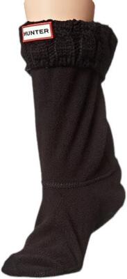 Hunter Women's 6 Stitch Cable Boot Sock Short Black | eBay
