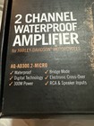 Aquatic AV AQ-AD300.2-MICRO 2-Channel Waterproof Amplifier 4 Harley ...