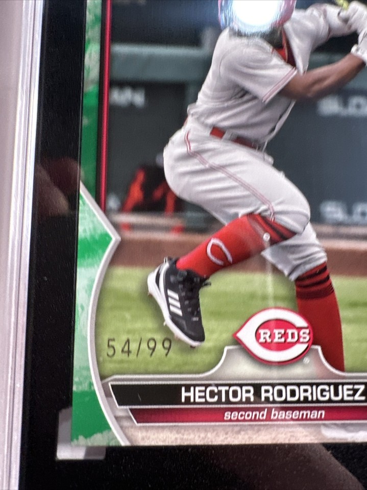 HECTOR RODRIGUEZ 2023 BOWMAN PAPER /99 SGC 8.5 Reds 1st Bp-95 | eBay