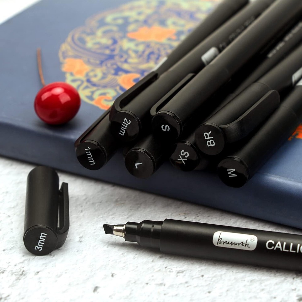 Calligraphy Pens,Hand Lettering Pens, Calligraphy Brush Pen Set for ...