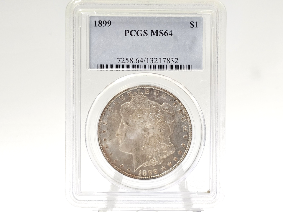 1899 PCGS MS 64 Morgan Silver Dollar **KEY-DATE BEAUTIFUL COIN** 17832 ...