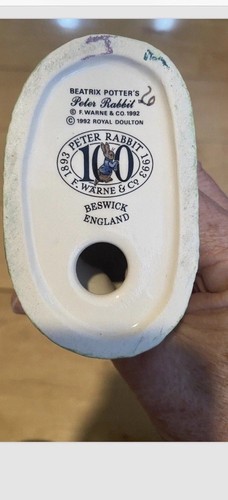 Beatrix Potter Beswick Large 6 Inch Peter Rabbit 100 anniversary | eBay