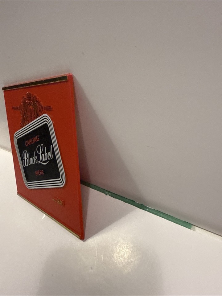 Vintage Carling Black Label Bière Plastic Bar Sign – Brasserie O’Keefe ...