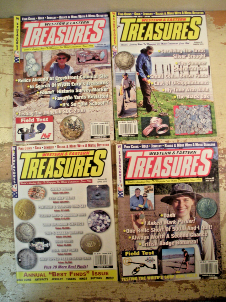 LOT 25 WESTERN & EASTERN TREASURES Magazines 2006 - 2015 Metal ...