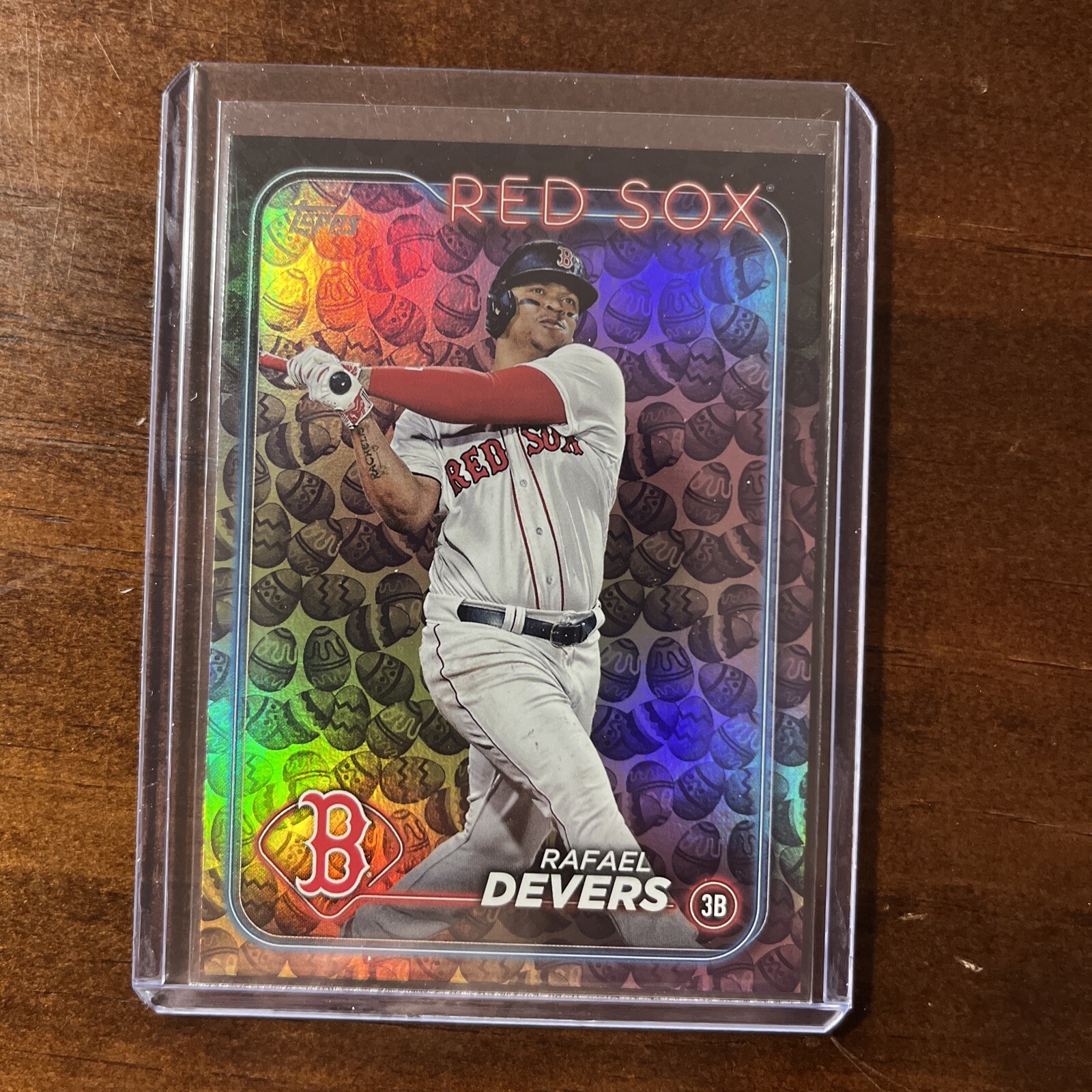 2024 Topps Series 1 Rafael Devers #22 Easter Egg Parallel Boston Red ...