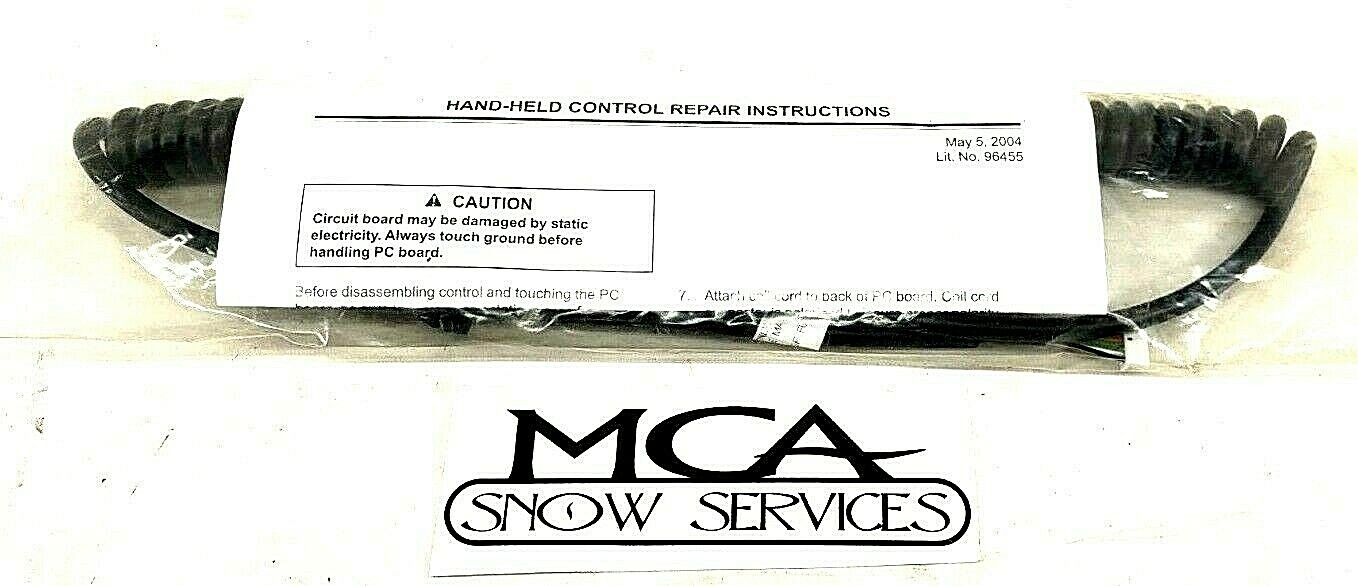 WESTERN FISHER SNOW PLOW 6 PIN STRAIGHT BLADE HANDHELD CONTROLLER CORD ...