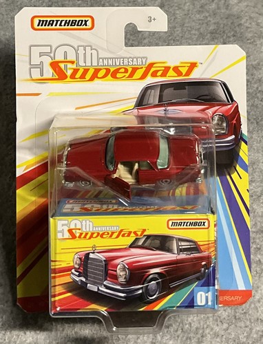 2019 Matchbox 50th Anniversary Superfast ‘62 Mercedes-Benz 220SE #1 | eBay