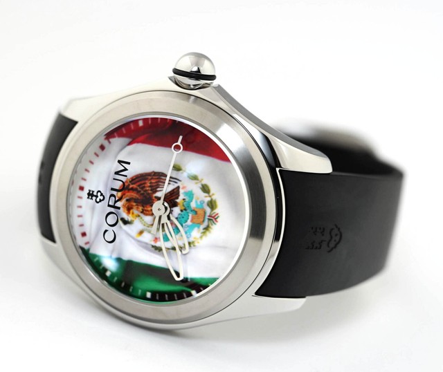 Corum Bubble 47 Mexico Flag 082.310.20/0371 Mx01 Limited Edition Mens ...