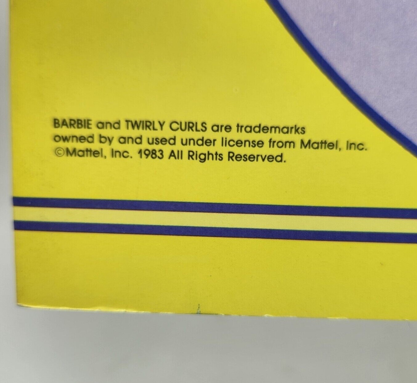 VINTAGE 1983 TWIRLY CURLS BARBIE PAPER DOLL MATTEL BOOK NEVER USED ...