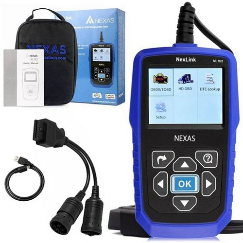 Heavy Duty Truck OBD2 Scanner HDOBD Diesel Code Reader Diagnostic ...