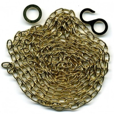 Brass Long Case Grandfather Clock Chain 50 Links Per Foot 180cm - CC543 ...