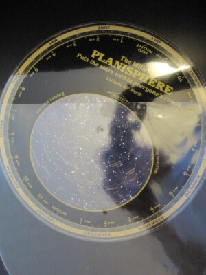 Star Map Miller Planisphere Latitude 50 North with plastic sleeve for ...