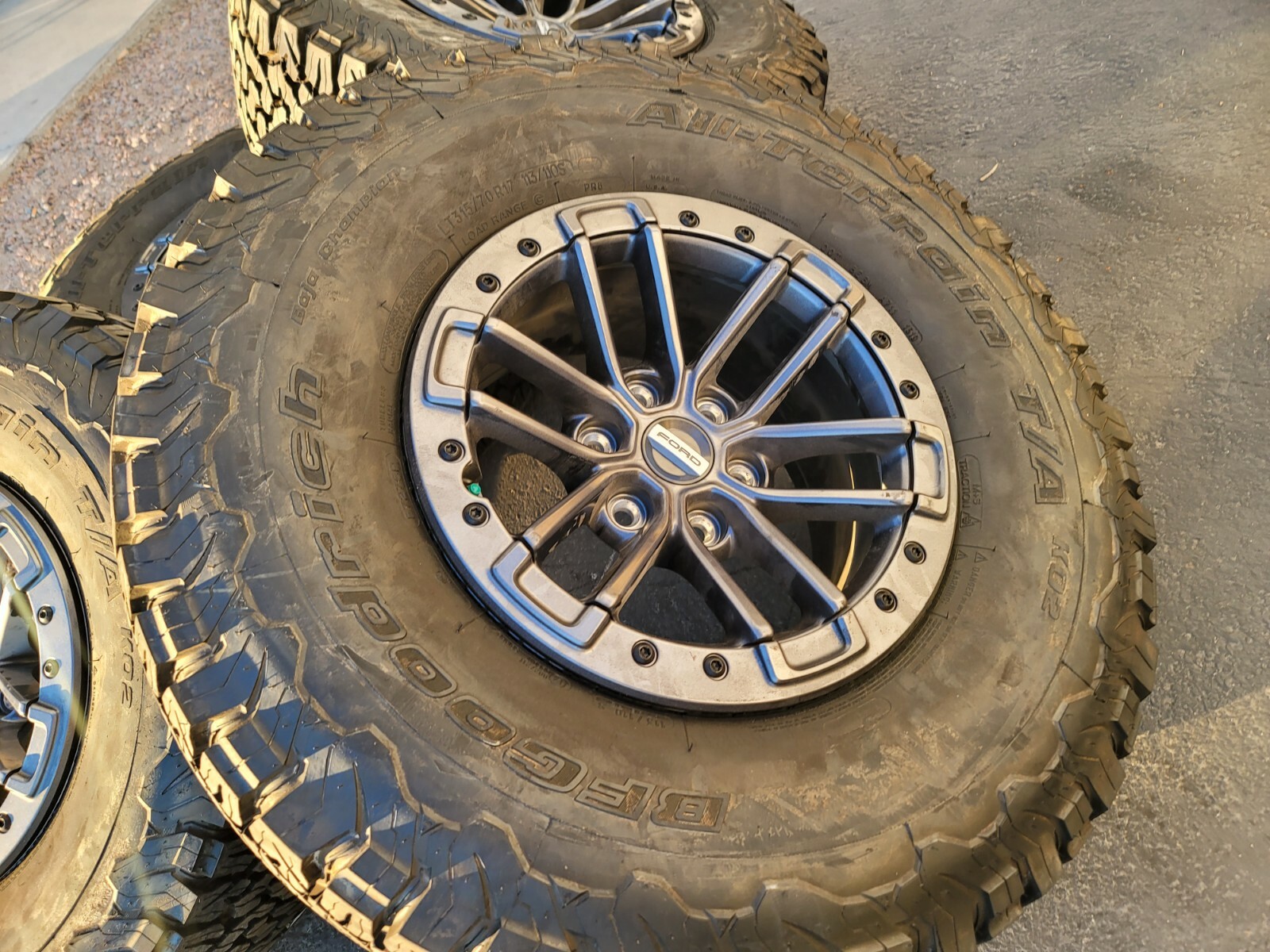 4) Ford F150 Raptor Bead lock 17” Factory OEM Wheels Rims 315/70/17BFG ...
