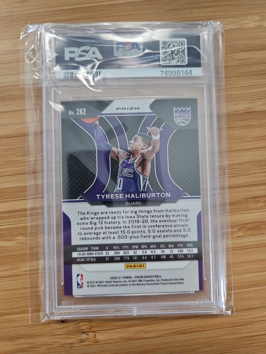 2020-21 Panini Prizm - Ruby Wave Prizm #262 Tyrese Haliburton, Tyrese ...