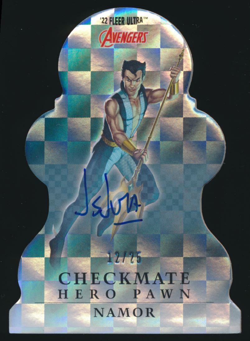 2022 Fleer Ultra Avengers Checkmate Artist Auto #CP-1 Jason Juta Namor ...