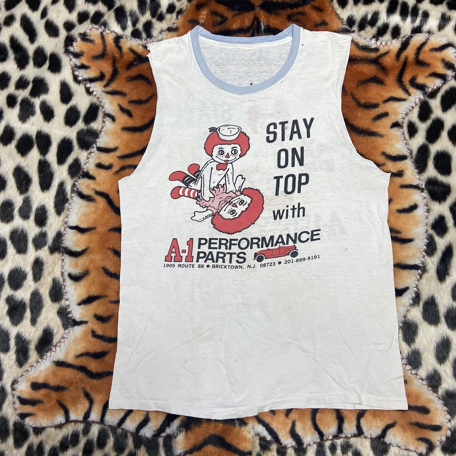 Vintage 70s Raggedy Ann & Andy DoubleSided Sex Naughty Parody Paper ...