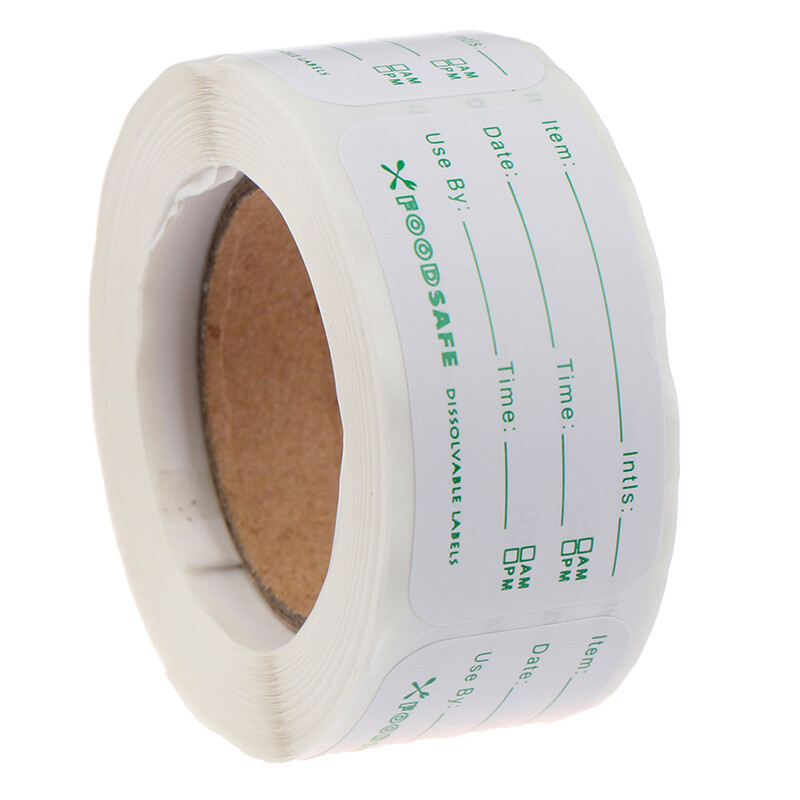 250pcs/roll Kitchen Sticker Refrigerator Freezer Food Storage Date ...