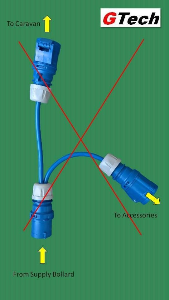 Caravan Hook-Up Splitter - Possibly the only one on eBay built 'Right ...