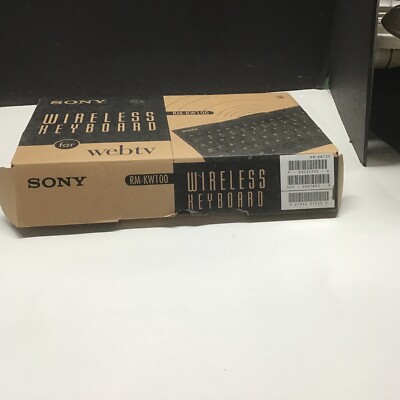 Sony Wireless Keyboard - Sony Web TV Internet Terminal - RM-KW100 New ...