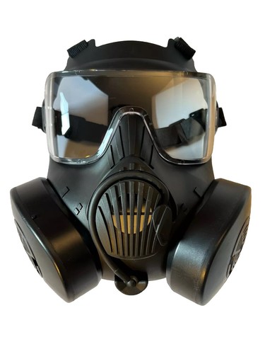 Tactical Mock Gas Mask with Cooling Fans Airsoft Cosplay Costume Prop ...